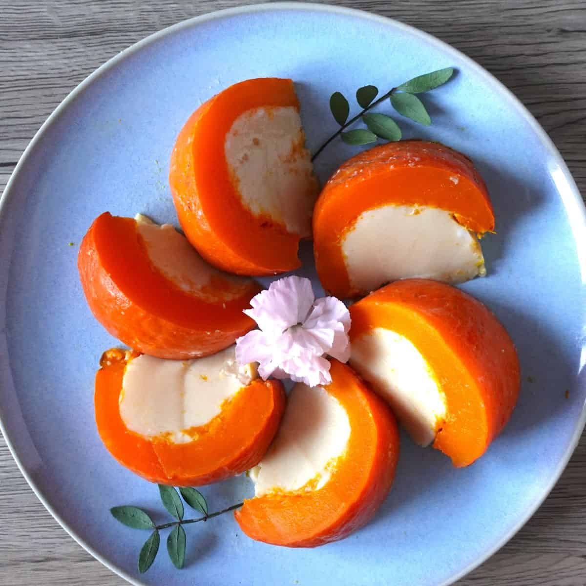 Thai Pumpkin Custard (Sankaya Fak Thong) | Thai Dessert